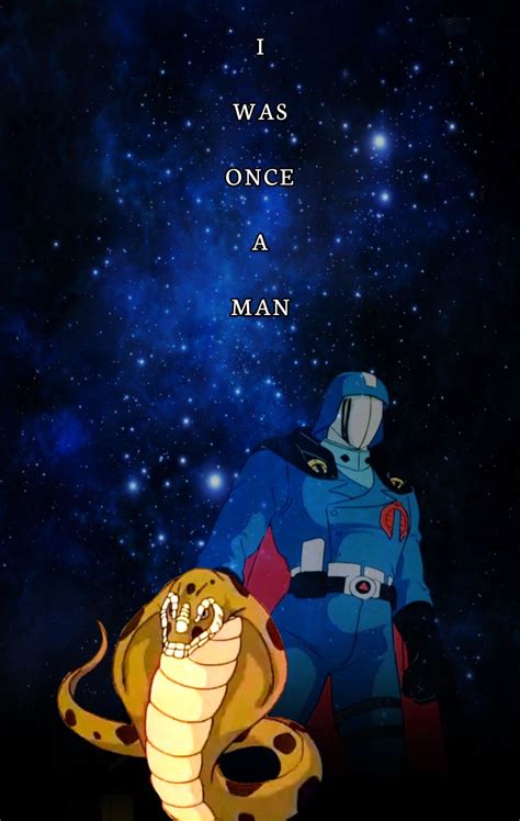 Cobra Commander I Was Once A Man Cobra Commander Gi Joe