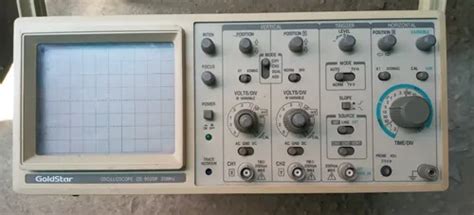 Osciloscopio De Dos Canales Goldstar Os 9020p Mercadolibre