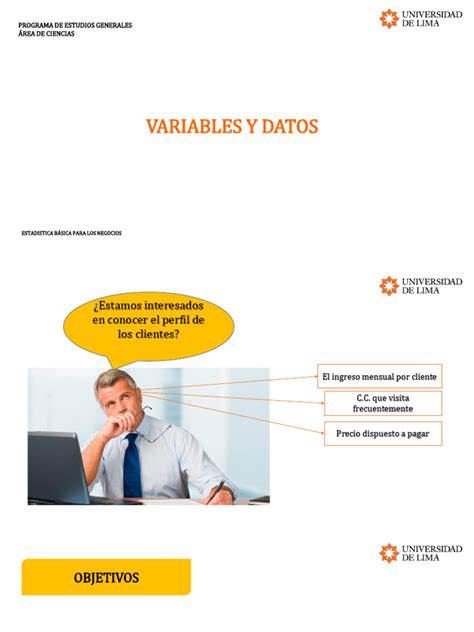 Semana 1 Sesión 2 Variables Y Datos Pdf