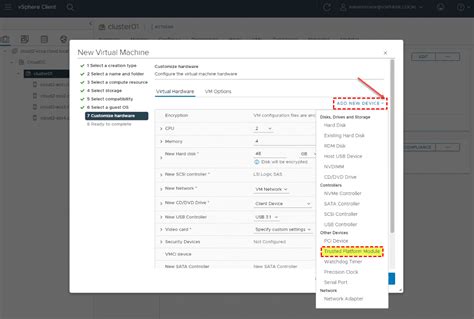 How To Install Windows VTPM On VMware VSphere