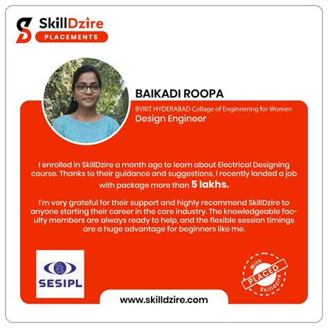 Skilldzire On Linkedin Placement Electrical Realtime Skilldzire