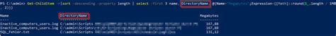 Directory Admin How To Find Largest Files Using Powershell