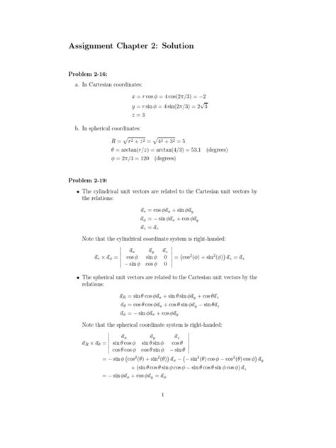 Assignment01 Solution Pdf Coordinate System Geometry