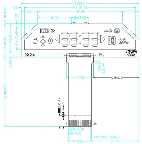 Customized Custom Size TN Segment LCD Display FPC Digital LCD Manufacturers Suppliers