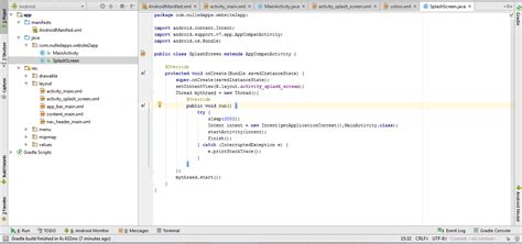 Splash Screen Not Work With Navigation Drawer Stack Overflow