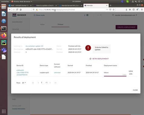 How To Update A Docker Container With A Raspberry Pi 3 Mender Mender Hub