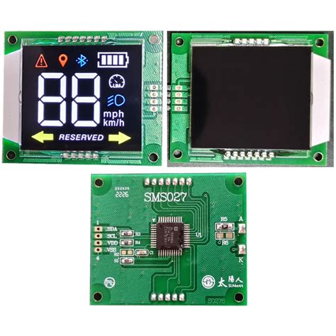 Customized Screen Htn 7 Segment Display Custom 7 Segment Lcd Display For Car Ebike Motorcycle