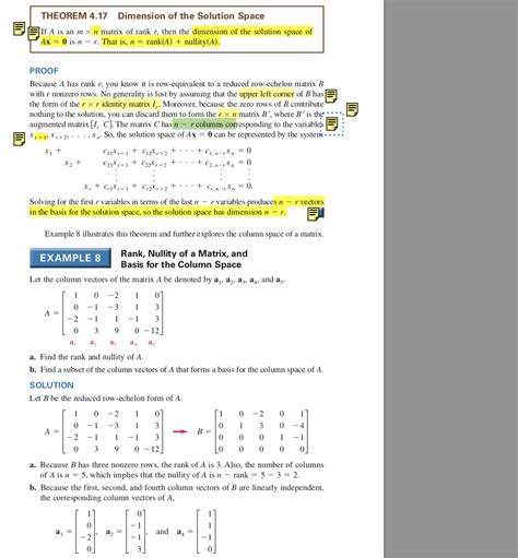Linear Algebra Why Is The Rank Of A Matrix Equal To The Number Of Row Reduced Nonzero Rows