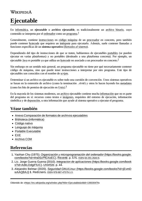 Ejecutable UNIDAD TELEMATICA seguridad en redes Ejecutable En informática un ejecutable o