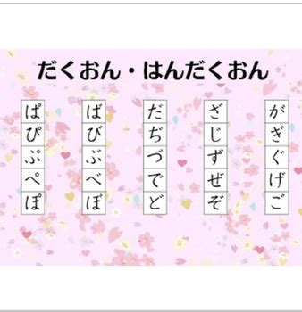 Hiragana Japanese Complete Version Gojuuon Dakuon Handakuon