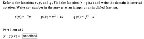 Solved Refer To The Functions R P And Q Find The Chegg Com