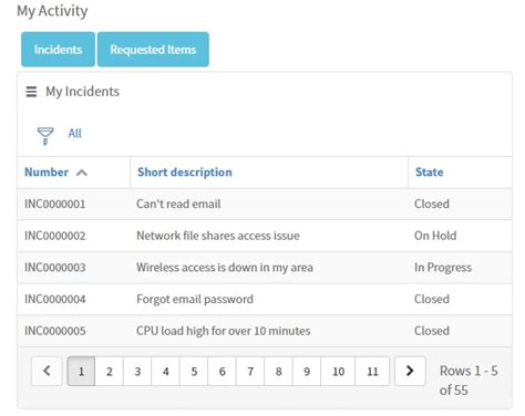Service Portal Data Table Widget Customization ServiceNow Community