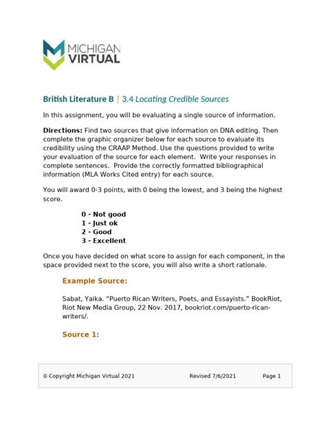 34 Assignment Locating Credible Sources Pdf Bias Human Communication