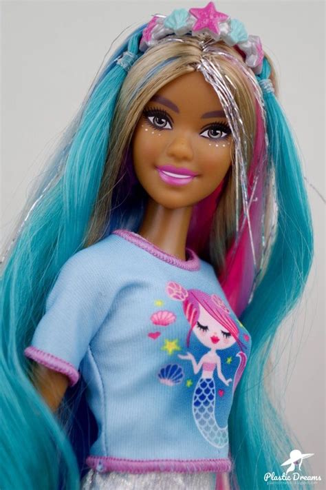 Plastic Dreams Barbie Et Miniatures Fantasy Hair Barbie Doll Mermaid Coiffure Fantaisie