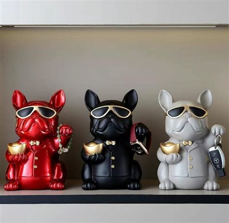 Інтерєрна фігурка бульдог скарбничка — ціна 1620 грн у каталозі