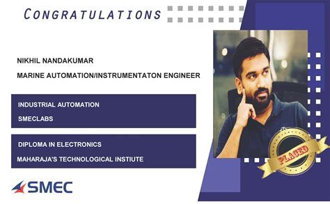 Nikhil Nandakumar Marine Automation Instrumentation Engineer Placementshala