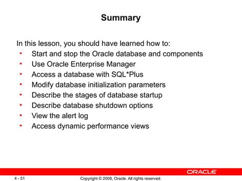 Databaseinstance Oracle Database Administration Pptx