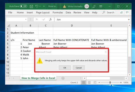 How Can I Merge Cells In Excel Without Losing Data Pagdia