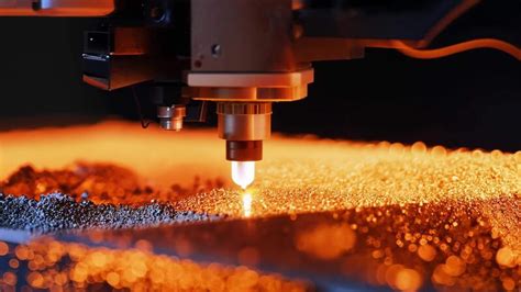 Extreme Closeup Of A Metal 3d Printer Melting And Shaping Metal Powder In A Process Called Slm