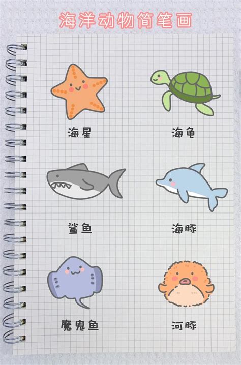 海洋简笔画20张几塔之家