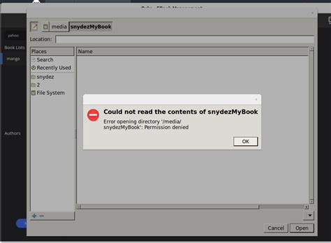 Error Opening Directory Permission Denied · Issue 24 · Oguzhaninanbuka · Github