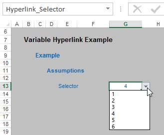 Variable Dynamic Hyperlinks