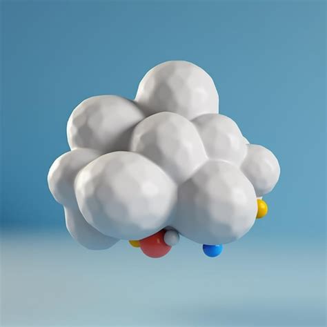 Premium Ai Image Cloud 3d Premium Ai Image Cloud 3d