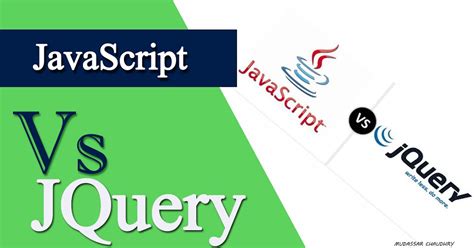 Javascript Vs Jquery What Is Difference Between Javascript And Jquery