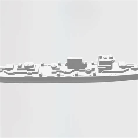 Stl File Spanish Canarias Cruiser 11500 Ww2 🇪🇸 ・3d Printable Model To