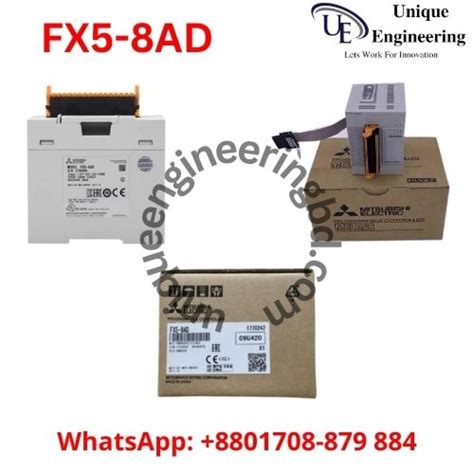 Mitsubishi 8 Channel FX5 8AD Analog Input Module Seller In Bd