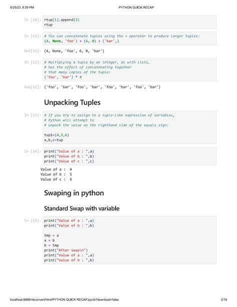 SOLUTION Python Quick Recap Data Structures Studypool