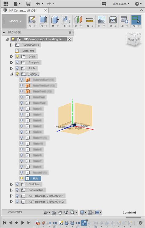 Fusion 360 The Effects Of Combine Order Design And Motion