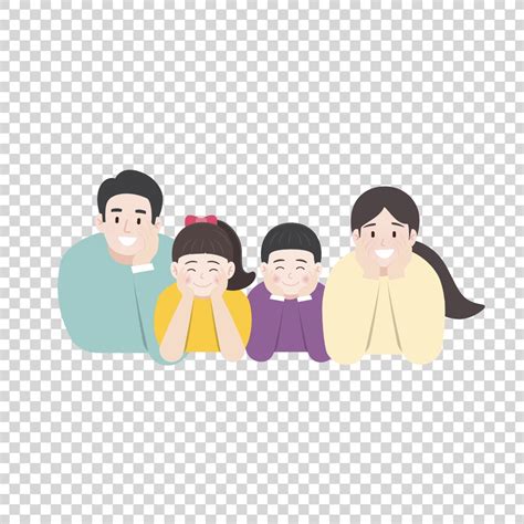 가족 Png 투명배경 일러스트 다운로드 어반브러시 Png