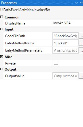 Using VBA To Click In Check Boxes Activities UiPath Community Forum