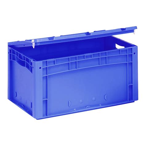 Xl Euro Stacking Container Bito With 1 Part Hinged Lid And Snap Lock Kaiserkraft