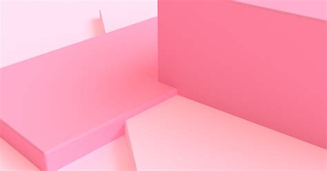 핑크 미니 멀 기하학적 추상적인 배경 3d 렌더링 트렌드 포스터 일러스트 0명에 대한 스톡 사진 및 기타 이미지 0명 3차원 형태 Fashion Show Istock