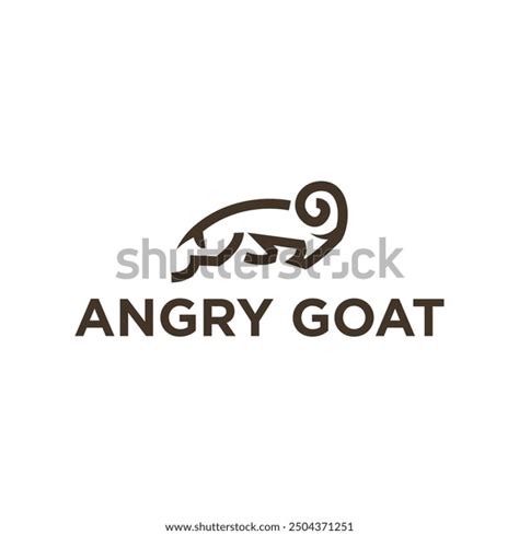 Simple Goat Line Icon Logo Vector Stock Vector Royalty Free 2504371251 Shutterstock