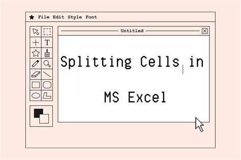 How To Split Cells In MS Excel QuickExcel