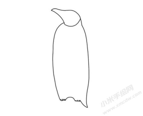 如何分步画企鹅？企鹅简笔画分步绘制图示 小米手绘网