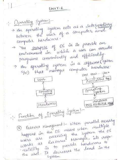 Unit 1 Os Pdf Kernel Operating System Operating System