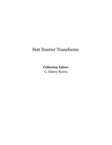 دانلود کتاب Fast Fourier Transforms