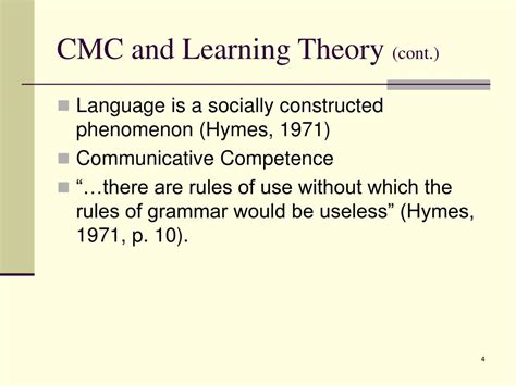 Ppt Computer Mediated Communication And Language Learning From Theory To Practice Powerpoint