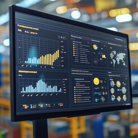A Dynamic Dashboard Displaying Realtime Inventory Levels And Sales Data For An Ecommerce
