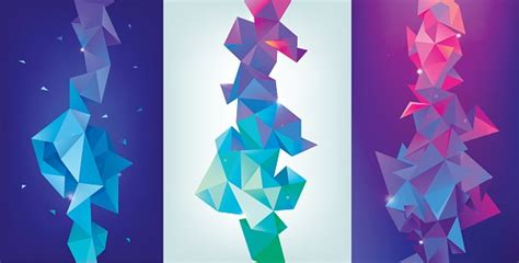 벡터 추상 기하학적 3d 모양입니다 삼각형 면 다각형 배너 포스터 배경 0명에 대한 스톡 벡터 아트 및 기타 이미지 0명 3차원 형태 가리기 Istock