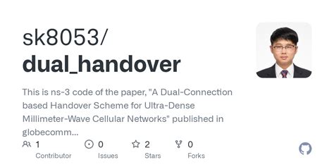 Github Sk8053dualhandover This Is Ns 3 Code Of The Paper A Dual