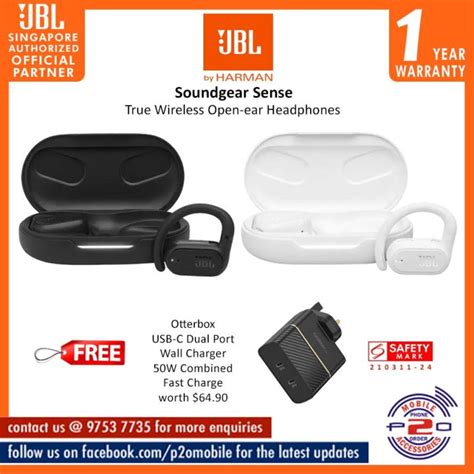 JBL Soundgear Sense True Wireless Open Ear Headphones Lazada Singapore