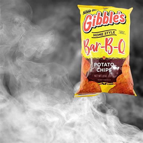 Gibbles Home Style Bar B Q Potato Chips