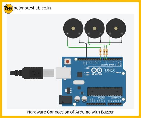 How To Use Buzzer With Arduino Arduino With Buzzer New Topic Poly Notes Hub