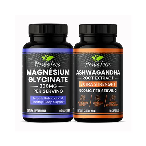 Énergie Et Sérénité Magnésium Glycinate Ashwagandha Nutrisport Maroc