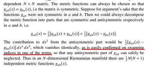 Manifolds Why Can We Always Choose Riemannian Metrics To Be Symmetric Mathematics Stack
